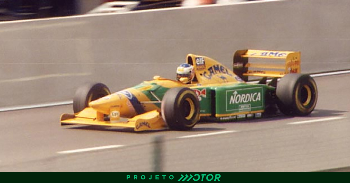 A obscura especificação do Benetton B193 que esterçava as quatro rodas