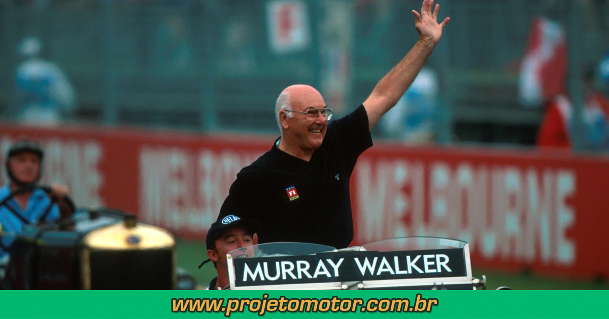 Como Murray Walker se tornou a voz da F1 na Inglaterra