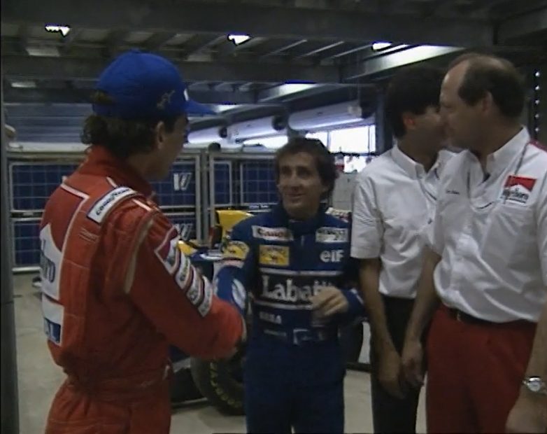 Na última vitória de Senna e despedida de Prost, rivais selaram a paz